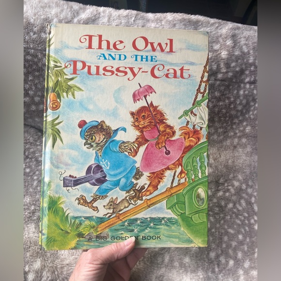 Other | Rare Vintage 1964 Hardcover The Owl And The Pussycat A Big ...